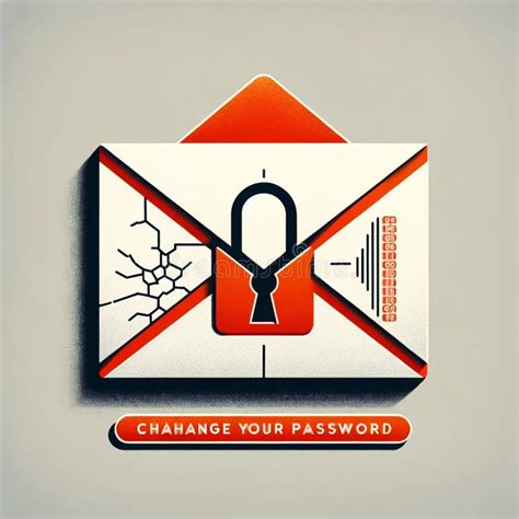 Password Reset Email Interface Update Stock Illustration Illustration