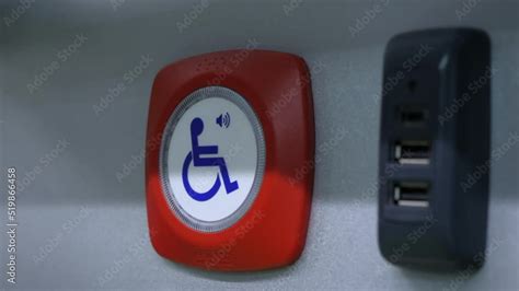 Close Up Button For Disabled People Media Help Button For People With