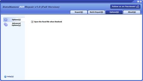 Fit Repair Tool Fit File Fix Software