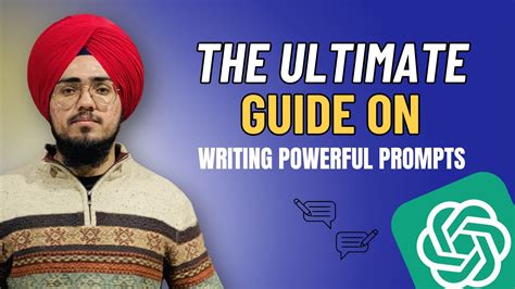How To Write Powerful Prompts For ChatGPT Gurpreet Singh Skillshare
