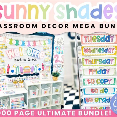 Classroom Decor Bundle Etsy
