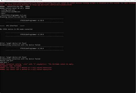 Stuck Trying To Get Steval Mkboxpro Connected Stmicroelectronics