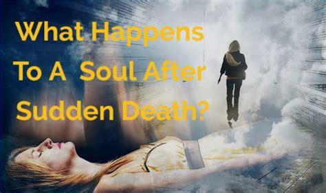 The Afterlife What Happens To Souls After Sudden Death