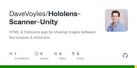 GitHub DaveVoyles Hololens Scanner Unity HTML HoloLens App For Sharing Images Between The