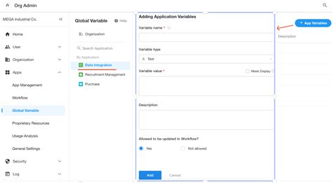 Global Variables HAP