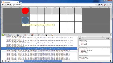 Jquery 3 Connect 4 Detect Vertical And Horizontal Wins Youtube
