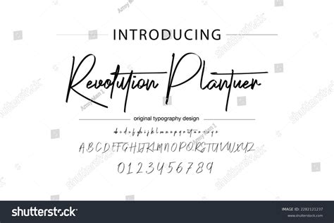 Cursive Signature Font Images Stock Photos Vectors Shutterstock