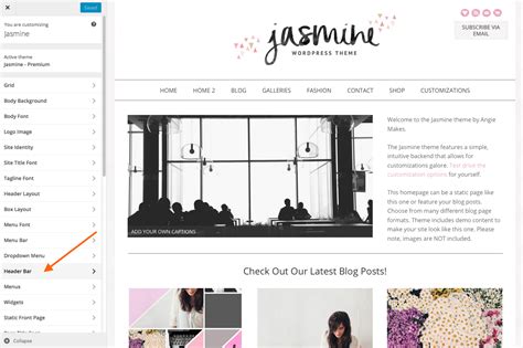 Change Top Menu Bar Header Menu Bar Font Size Knowledge Base