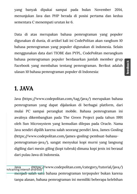 Solution 10 Bahasa Pemrograman Populer Di Indonesia Codepolitan Com 1