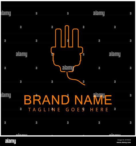 Electrical Plugin Icon Logo Vector Flat Design Stock Vector Image And Art Alamy