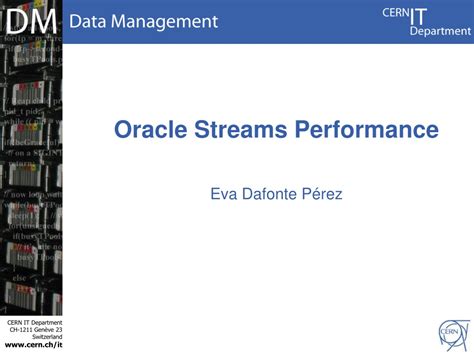 Ppt Oracle Streams Replication Performance Guidelines And Best Practices Powerpoint