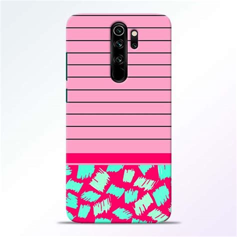 Buy Pink Stripes Redmi Note 8 Pro Mobile Cover And Cases