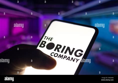 Brazil 12th Nov 2021 In This Photo Illustration The Boring Company