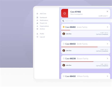 Case Management Ui Ux Behance