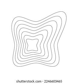 Doodle Blob Line Abstract Wave Line Stock Vector Royalty Free 2246603465 Shutterstock