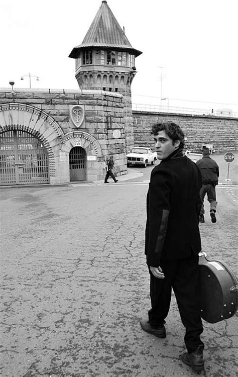 Joaquin Phoenix Photographed By Eric Charbonneau Entering Folsom Prison Where He Played Many