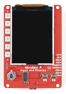 Input MicroMod and Display Carrier Board SparkFun Køb her DKK