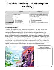 Utopian vs Dystopian Societies: Characteristics, Differences, | Course Hero