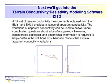 PPT Subsurface Model Development Using Terrain Conductivity Measurements PowerPoint