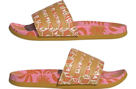 Adidas Adilette Comfort Semi Pink Glow Victory Gold Dec 2022
