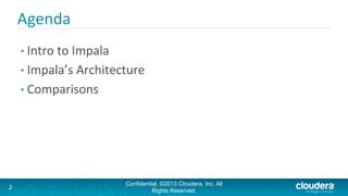 Cloudera Impala A Modern SQL Query Engine For Hadoop PPT