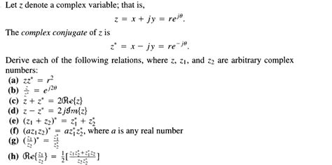 Solved Let Z Denote A Complex Variable That Is