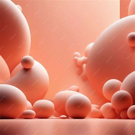 Premium Photo Modern Pink Background With Abstract Geometric Shapes 3d Render Illustration