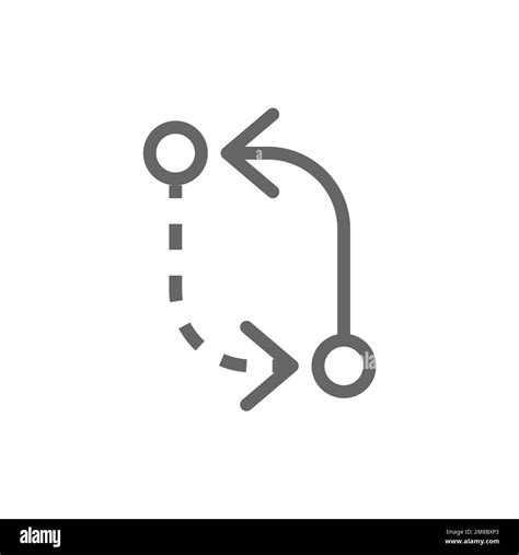 refresh line icon app interface graphics resource vector illustration stock vector image and art