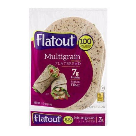 Review Flatout Flatbread Multigrain With Flax
