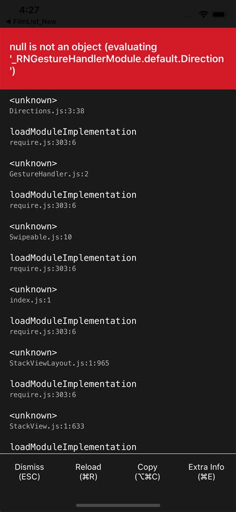 The React Navigation Doesn T Work In React Native For React Native Gesture Handler Linking
