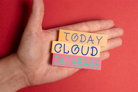 Inspiration Showing Sign Cloud Database Concept Meaning Optimized Or Built For A Virtualized