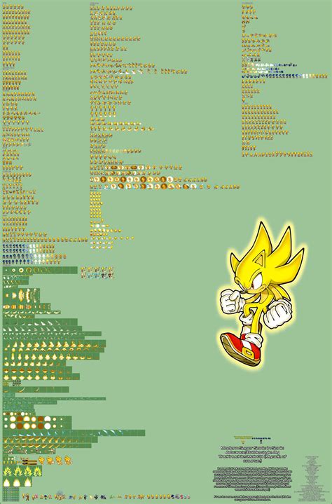 Super Sonic Sprites Sonic 2