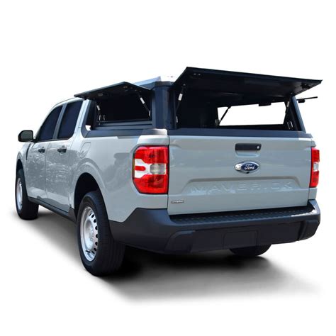 Exp Truck Cap With Solid Front Glass Matte Black 16 14795 Westin