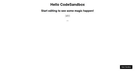 Dynamic Inputs Codesandbox