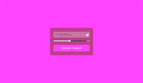 Password Generator With Javascript