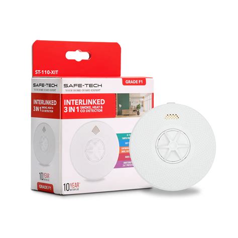 Safe Tech Multi Sensor Smoke Heat And Co Detector