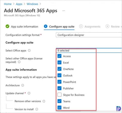 deploy microsoft 365 apps with intune endpoint manager
