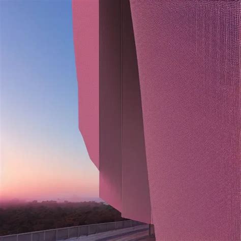 Parametric Architecture Museum Concrete Facede Stable Diffusion