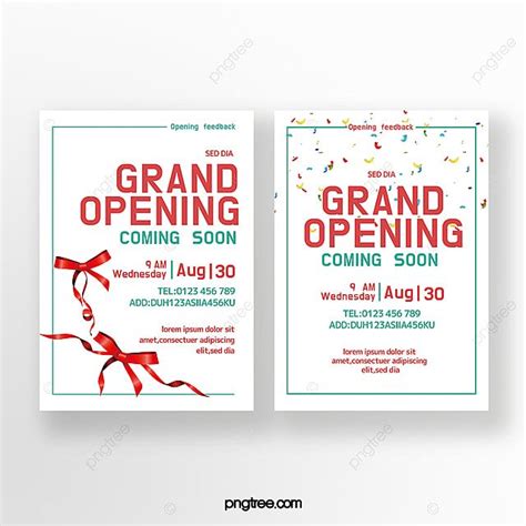 개회 축하 초대장 템플릿 Psd 다운로드 디자인 자료 다운로드 Grand Opening Invitations Invitation Cards