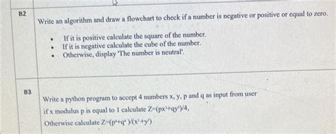 Solved Write An Algorithm And Draw A Flowchart To Check If A