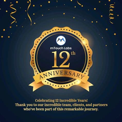 Mtouch Labs Pvt Ltd On Linkedin Anniversary 12thanniversary
