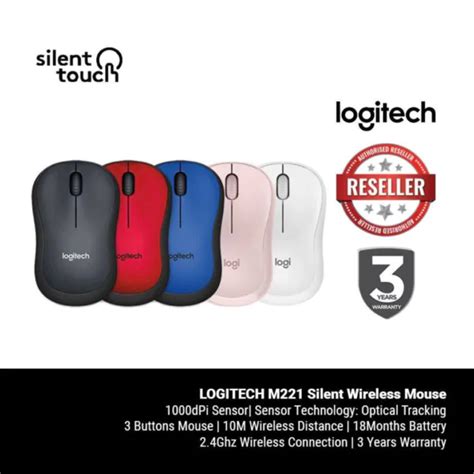 Logitech M221 Silent Wireless Mouse Tera Tech