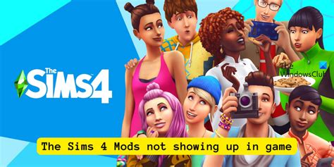 The Sims 4 Mods Not Showing Up In Game