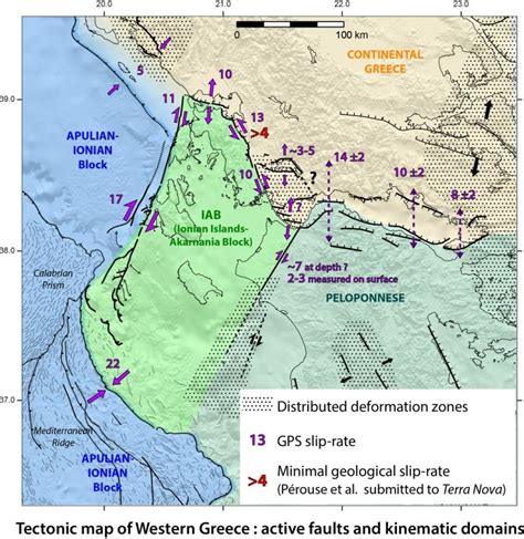 Courtesy Of [perouse Et Al Submitted To Terra Nova] Tectonic Map Of Download Scientific