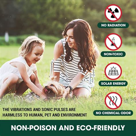 Costwise Group 2 Pack Of Mole Repellent Outdoor Solar Repeller Snake Trap For Garden Powered Costwise Group 2 Pack Of Mole Repellent Outdoor Solar Repeller Snake Trap For Garden Powered