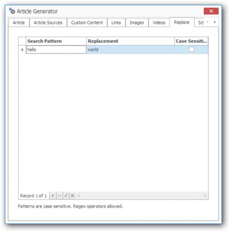 Regex Find And Replace After Creating An Article SEO Content Machine