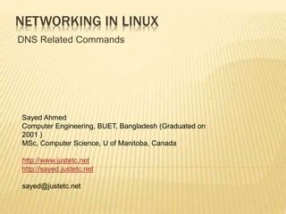 Linux Networking Commands PPT