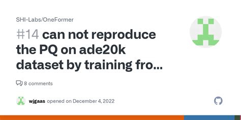 Can Not Reproduce The Pq On Ade20k Dataset By Training From Scratch