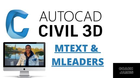 How To Label Plans Using MTEXT MLEADERS With AutoCAD CIVIL D YouTube
