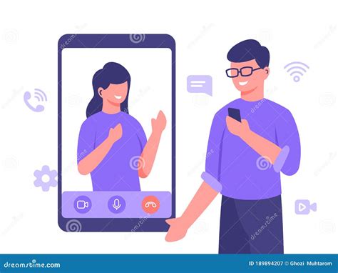Phone Call Screen Set Interface Template Slide To Answer Accept Button Decline Button